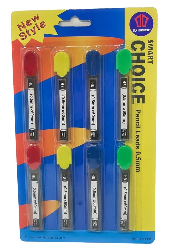 120 Count 0.5 mm Mechanical pencil lead refills .5mm pencil refills ...