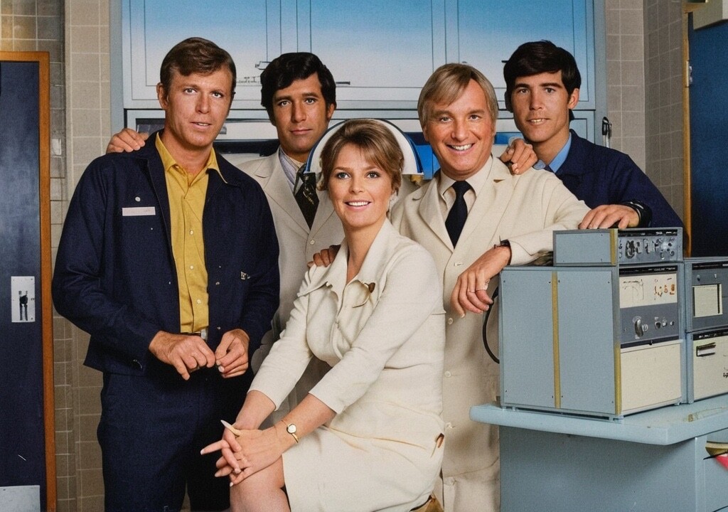 EMERGENCY TV SHOW CAST *2X3 FRIDGE MAGNET* TIGHE MANTOOTH JOHNNY GAGE ...