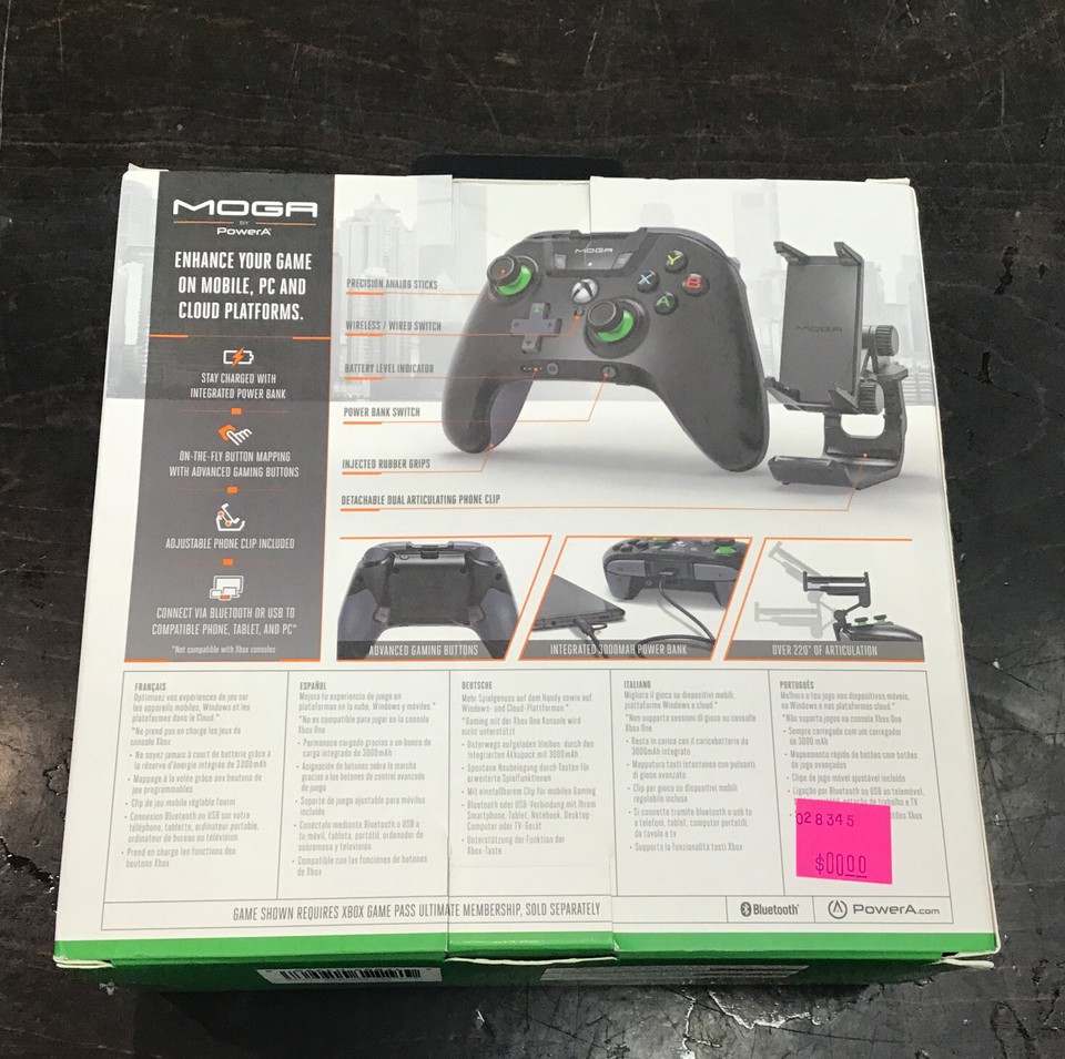 PowerA MOGA XP5-X+ Plus Bluetooth Controller for Mobile & Cloud Gaming ...