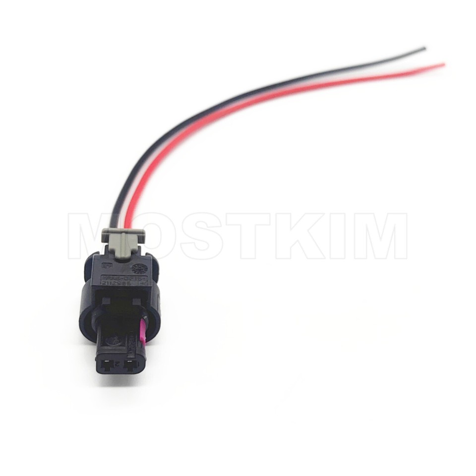 2-Pin License Plate Light Connector Pigtail Fit For Ram 1500 2500 3500 ...