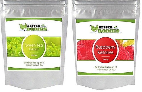 Raspberry Ketone & Green Tea Colon Cleanse Slimming Diet Weight Loss ...