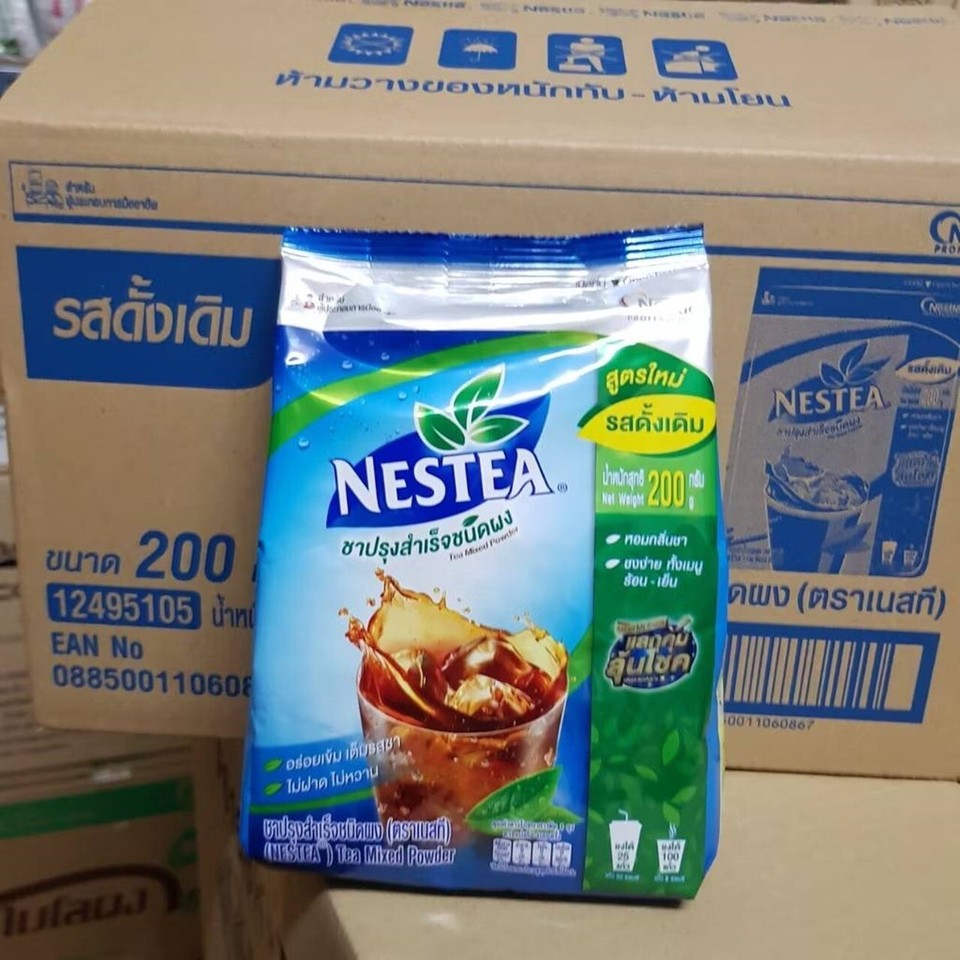 Original Nestea Unsweetened Iced Tea Mixed Powder 200g Refreshing Brew ...