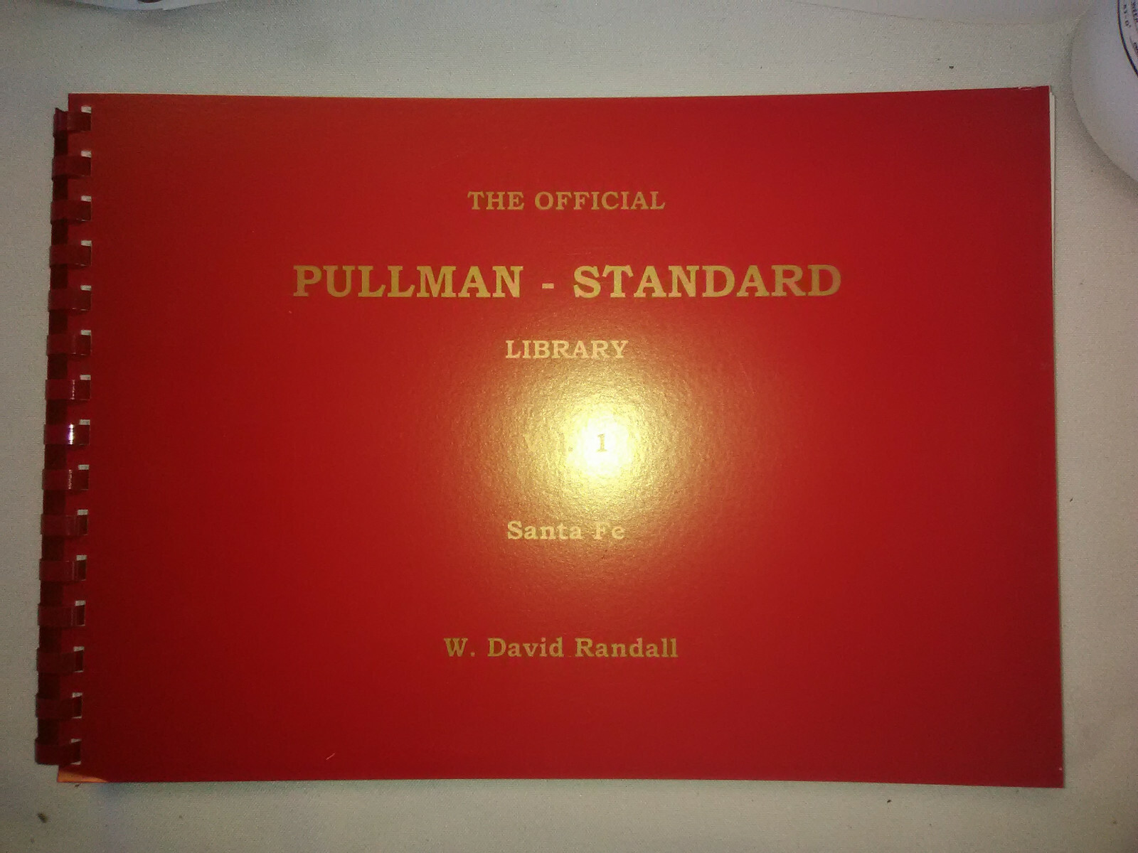 RPC PUBLICATIONS PULLMAN STANDARD LIBRARY VOL 1 ATSF SANTA FE SPIRAL ...