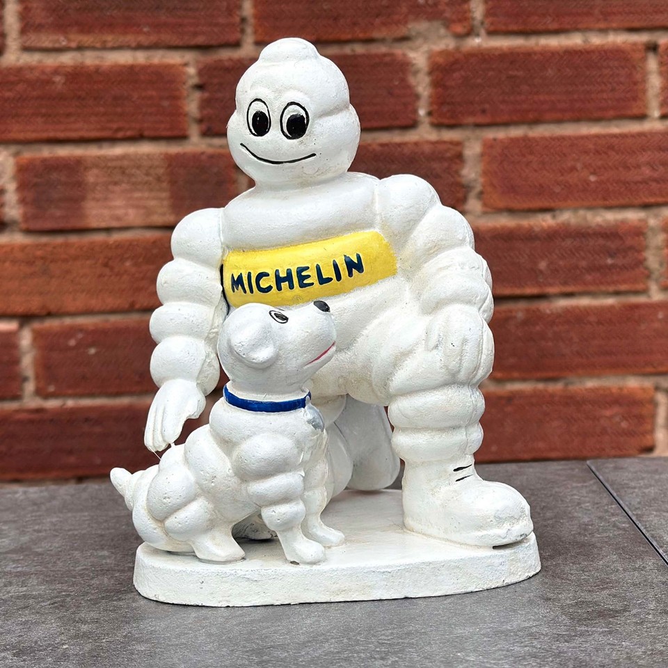 Michelin Man Figure Dog Cast Iron Repro Vintage Bibendum Tyre ...
