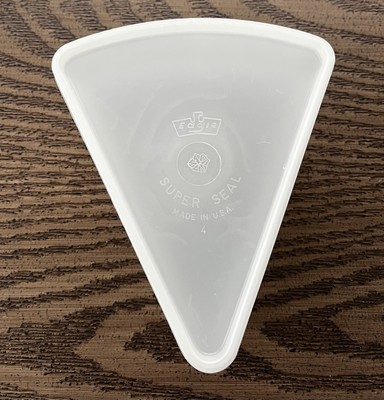 VINTAGE PLASTIC EAGLE SUPER SEAL PIE SLICE KEEPER W/ LID MADE IN USA | eBay