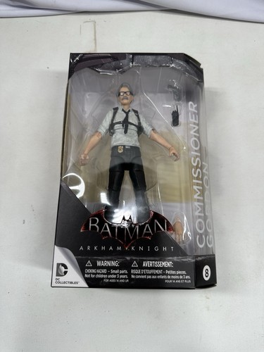 2015 DC Direct Toys Batman Arkham Knight Commissioner Gordon 7” Action ...