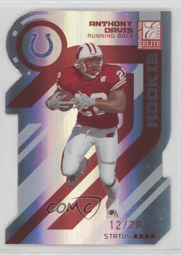 2005 Donruss Elite Rookie Status Red Die-Cut /28 Anthony Davis #108 ...