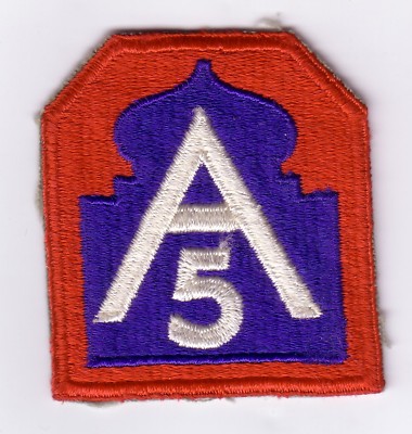 WWII - 5th US ARMY (Original patch) | eBay