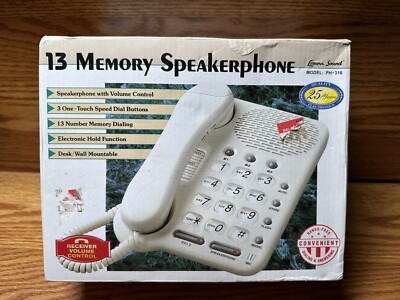 Lenoxx Sound 13 Memory Speaker Phone New Open Box | eBay
