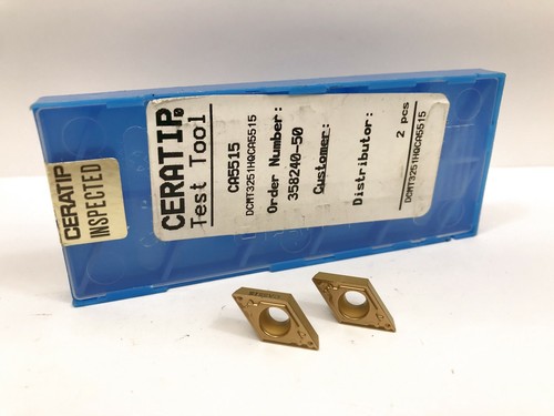 KYOCERA Ceratip DCMT3251HQ New Carbide Inserts Grade CA5515 2pcs | eBay
