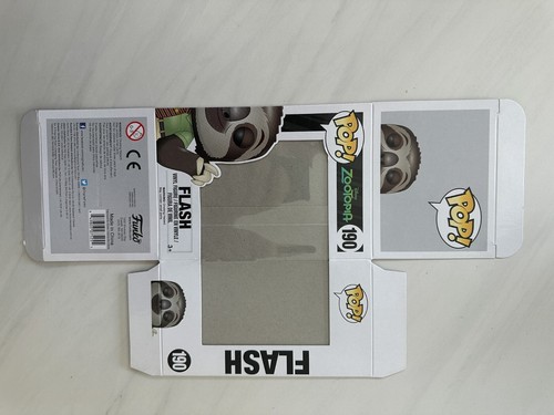 Zootopia Flash #190 Funko POP! Replacement Empty Box | eBay Australia