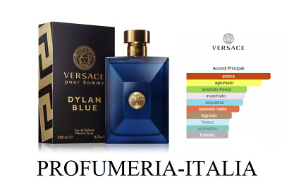 PROFUMO VERSACE POUR HOMME DYLAN BLUE - EAU DE TOILETTE - NUOVO E ...
