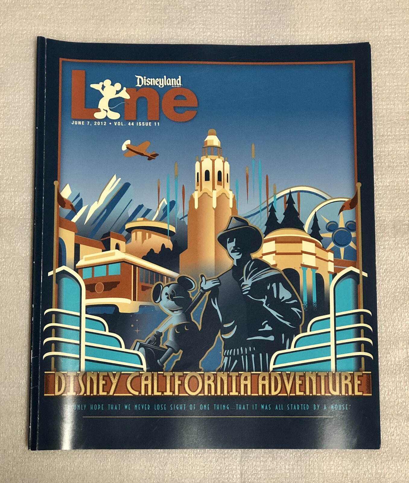 'Disneyland Line' Cast Member Magazine June 7, 2012 CA Adventure New ...