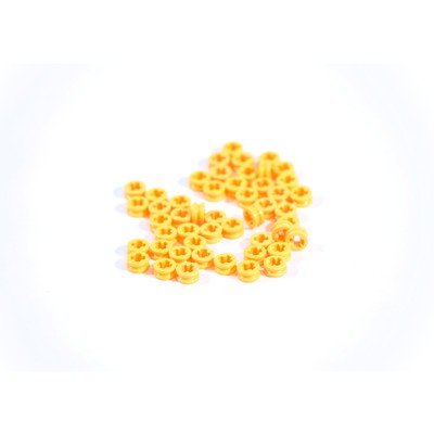50x Yellow Lego Technic Bush 1/2 Smooth with Axle Hole - 32123 | eBay
