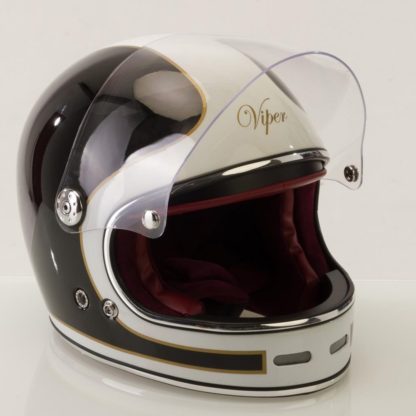 VIPER F656 RETRO VINTAGE FIBREGLASS FULL FACE MOTORBIKE MOTORCYCLE ...