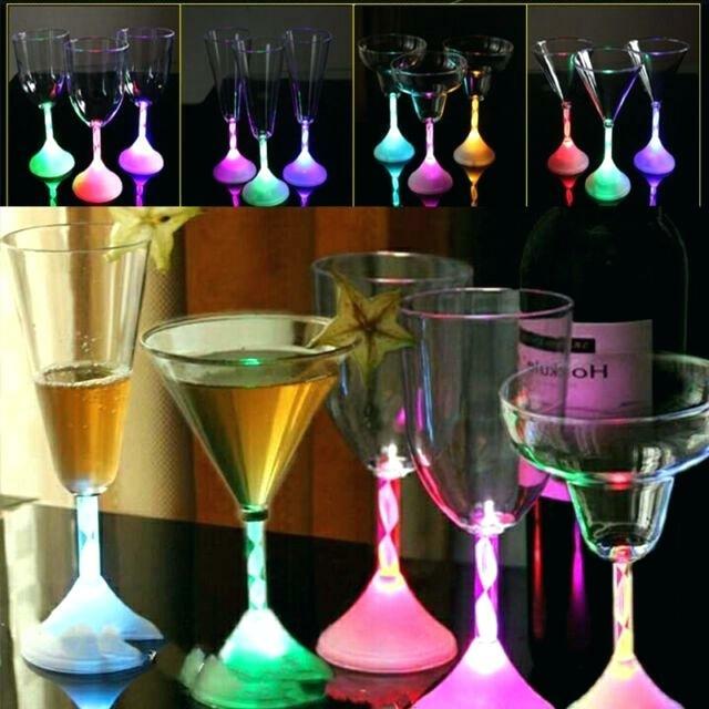 2 LED Party Tumblers Light up Glasses Cups Mugs Goblets Fun Light Up ...