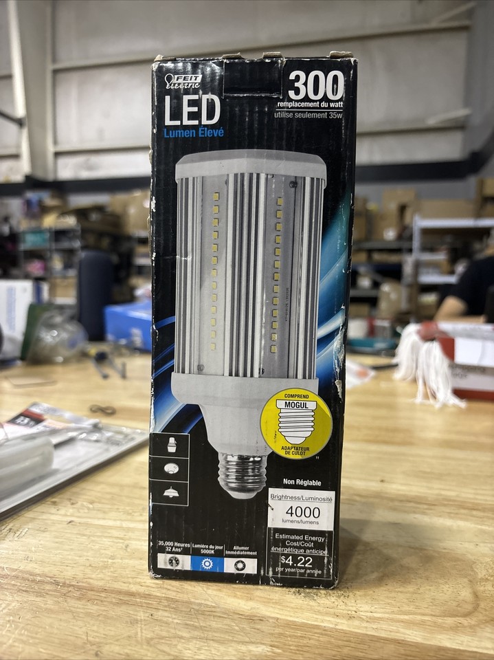 Feit Electric, LED High (4000) Lumen, 300 watt, Replacement bulb, NEW ...