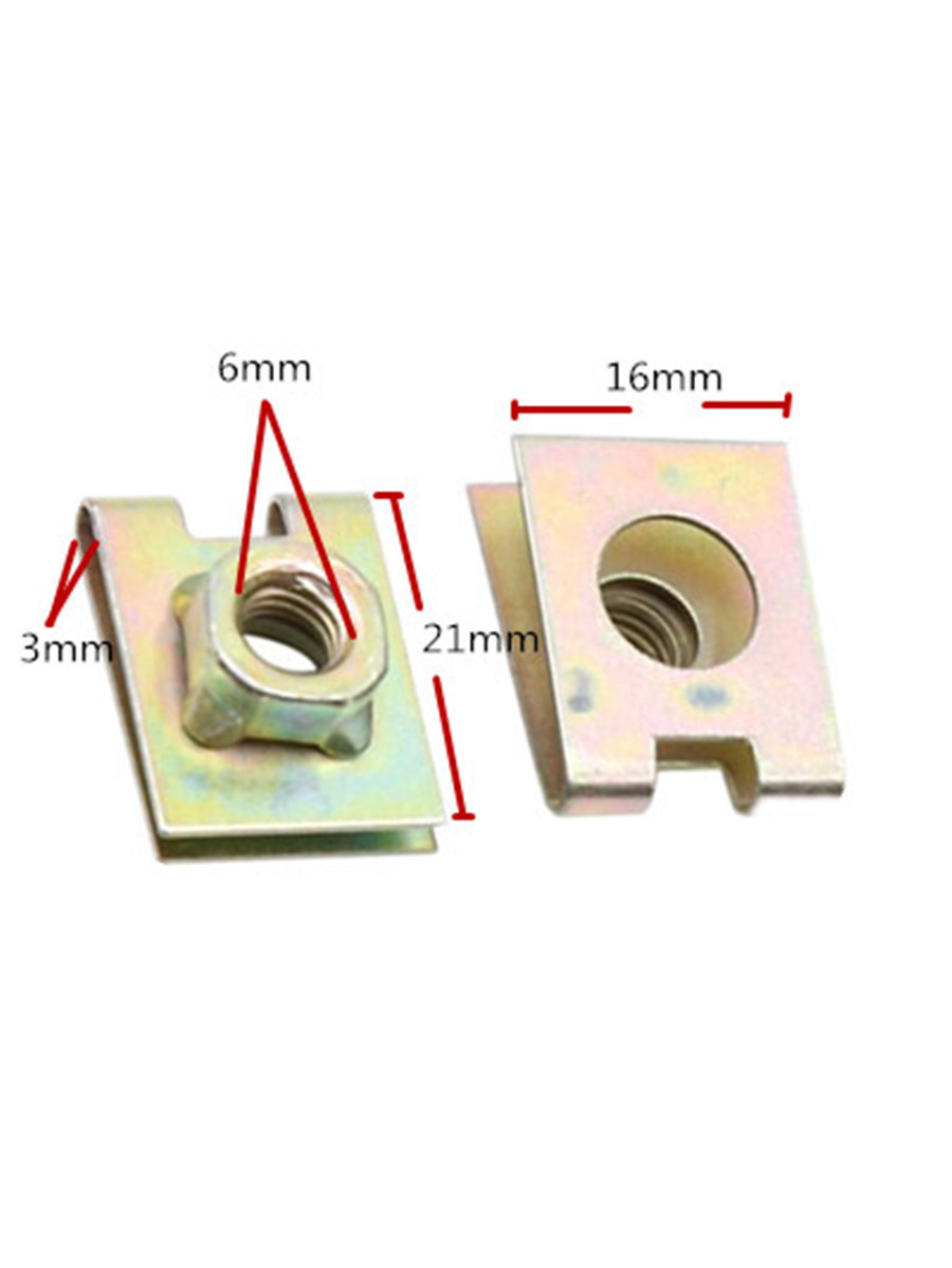 30 Pcs U-Type Speed Fastener Clips Kit For Car Door Panel Roof Linings ...