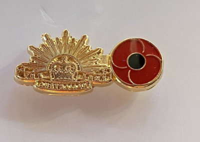 Army with Poppies Lapel Pin ‘ANZAC Day’ Remembrance Day | eBay