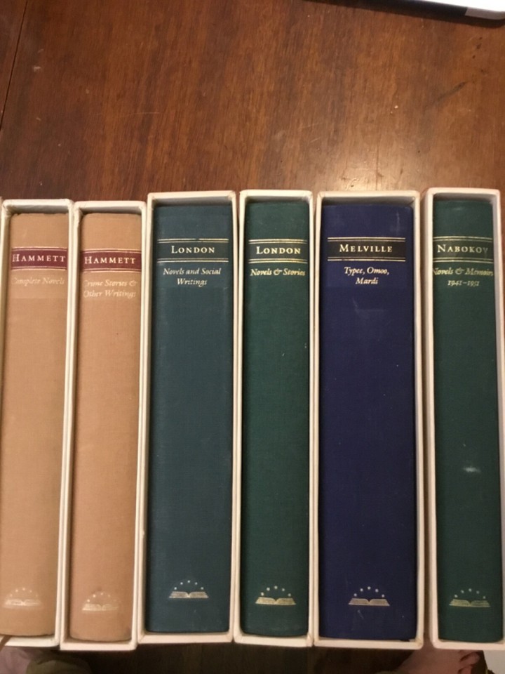 Lot of 13 Library Of America Books HC with slipcases | eBay