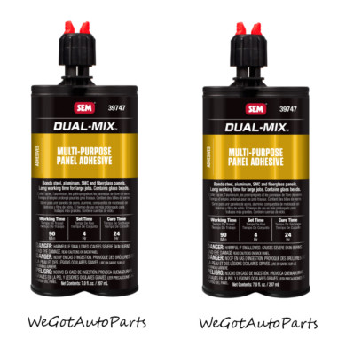 SEM 7oz Dual Mix Multi Purpose Auto Body Panel Bonding Adhesive 39747 ...