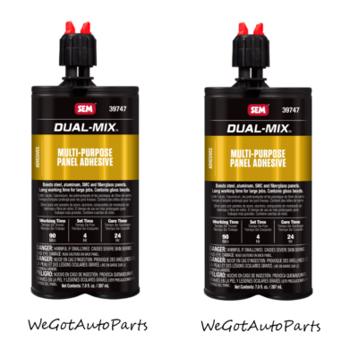 SEM 7oz Dual Mix Multi Purpose Auto Body Panel Bonding Adhesive 39747 ...