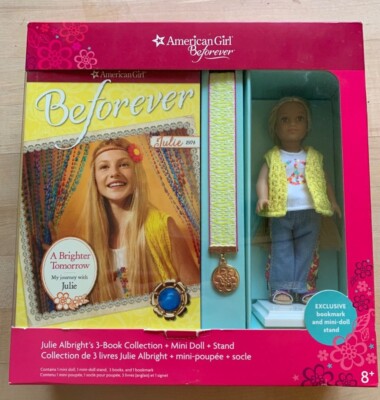 American Girl Beforever Julie Mini Doll & Books | eBay