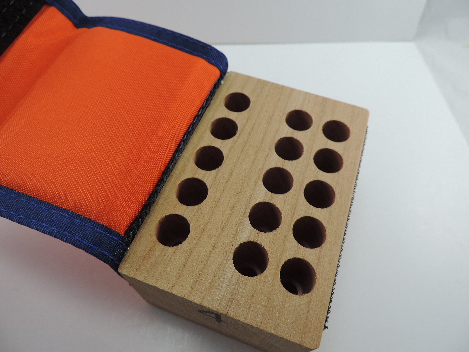 Range Benchrest Shooting Cartridge Holder .223 Cal 15 Rds Hook & Loop ...