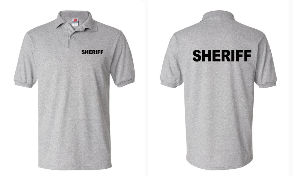Sheriff- Law Enforcement Polo T shirts S-5XL | eBay