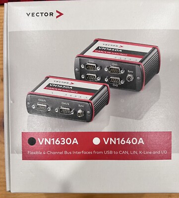 Vector VN1630A Can/ Lin Interface With 2 x CANcable 2Y - New in Box | eBay