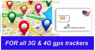 Roaming 4G Sim Card for Real Time Gps Tracking Devices - $7/Month, USA ...