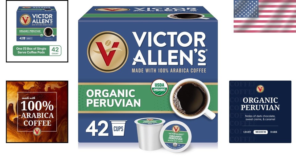 Victor Allen's 100% Arabica Peruvian Coffee Pods - 42 Ct | eBay