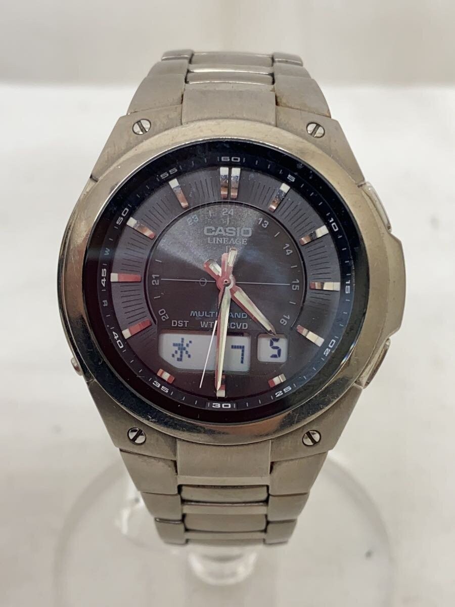 Casio Lineage/Radio Solar Watch/Digital Anal/Gry/Slv/… - Gem