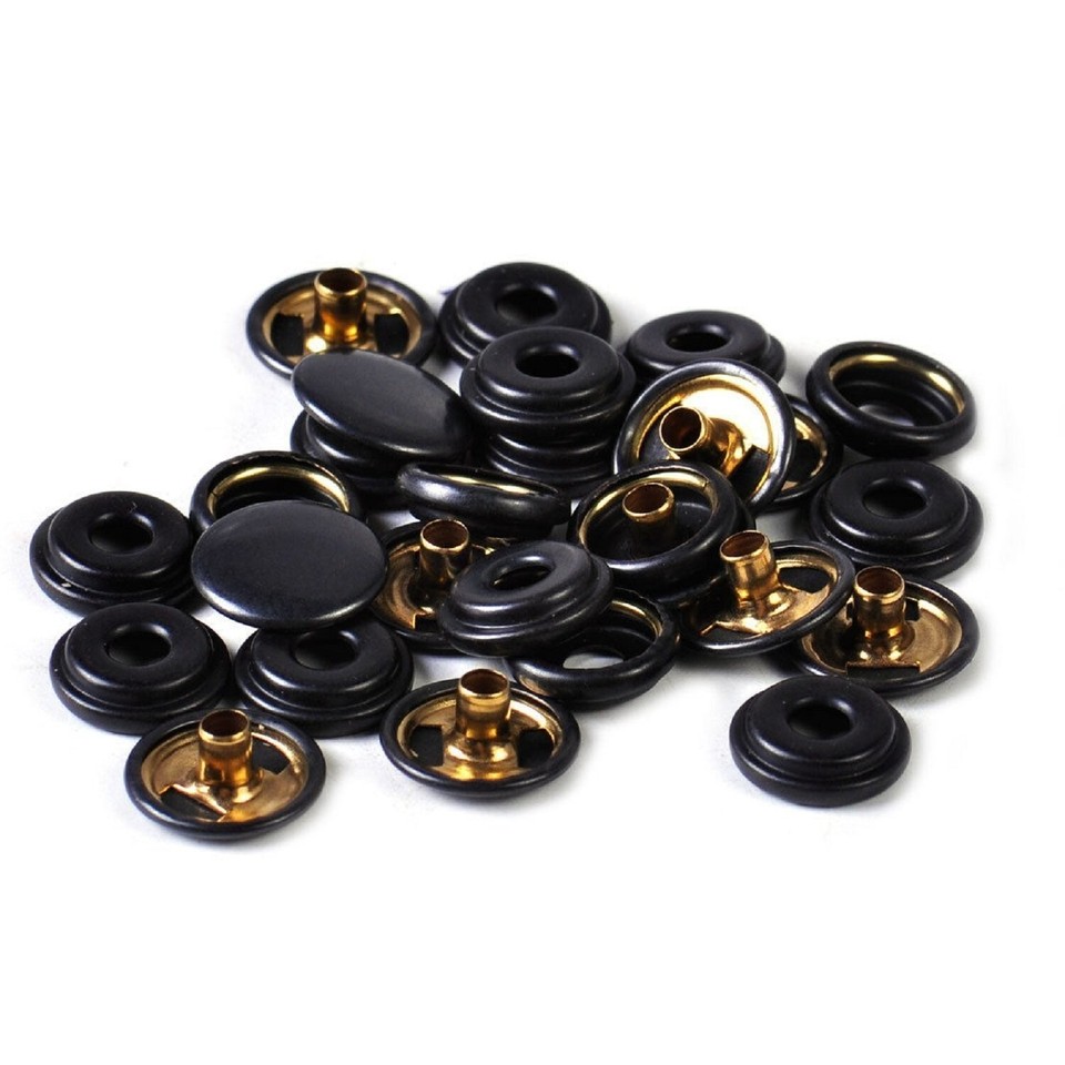 Upholstery Snap Fasteners 15mm Jacket Popper Press Studs Screw ...