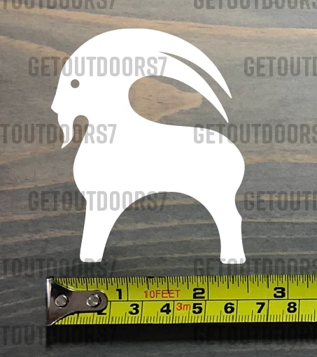 Show Goat Decal