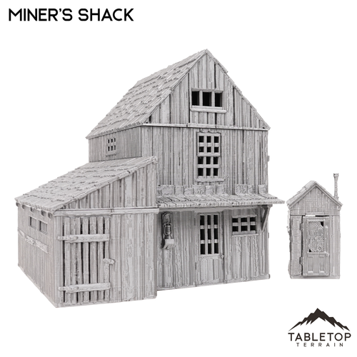 Miners Shack - Wild West Building - Tabletop Terrain Miniatures | eBay