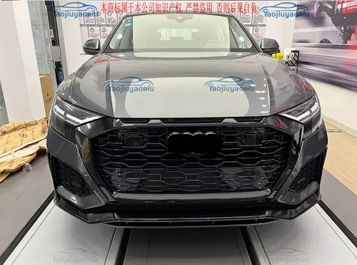 For Audi Q8/SQ8 RSQ8 2019-2024 Style Front Honeycomb Bumper Grille ...