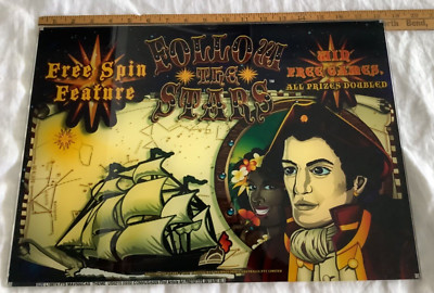 Slot Machine Plastic Insert Face Plate Follow the Stars | eBay