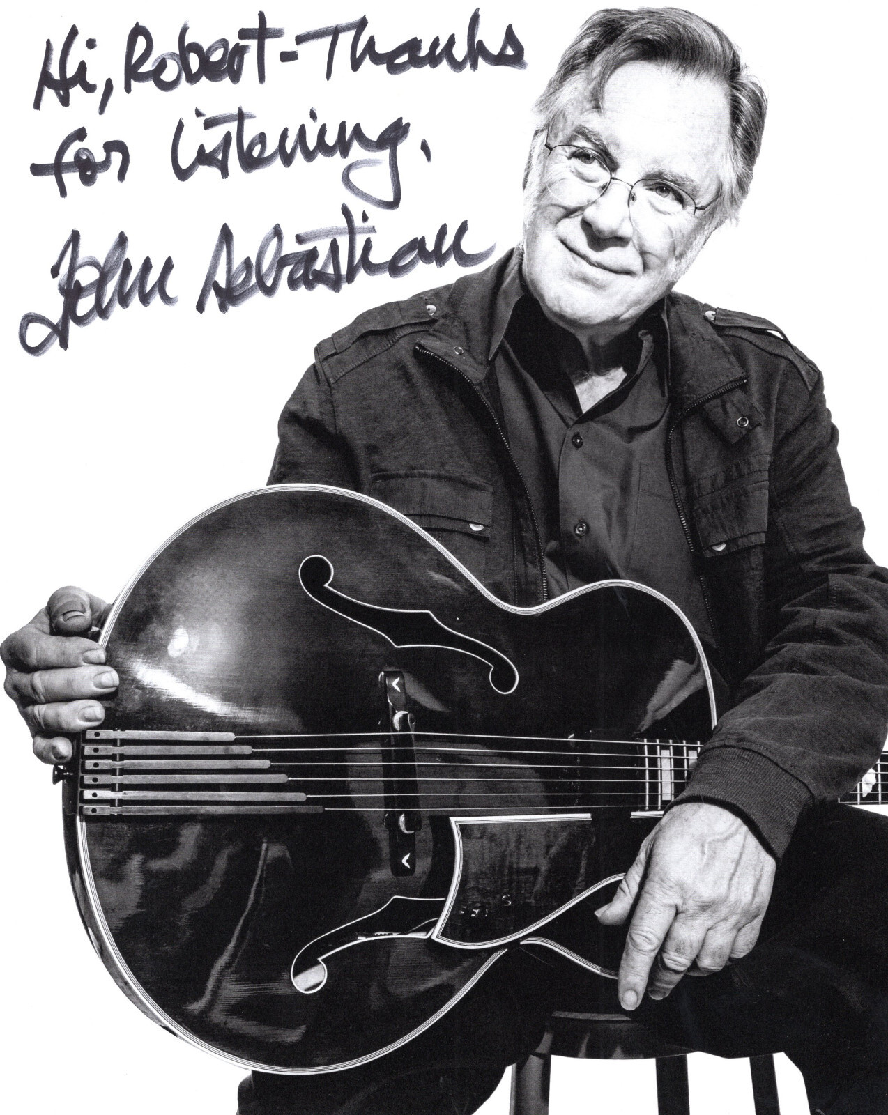 JOHN SEBASTIAN HAND SIGNED 8x10 PHOTO+COA LOVIN SPOONFUL TO ROBERT | eBay