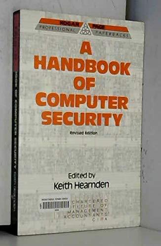 A Handbook of Computer Security. 9780749400682 | eBay