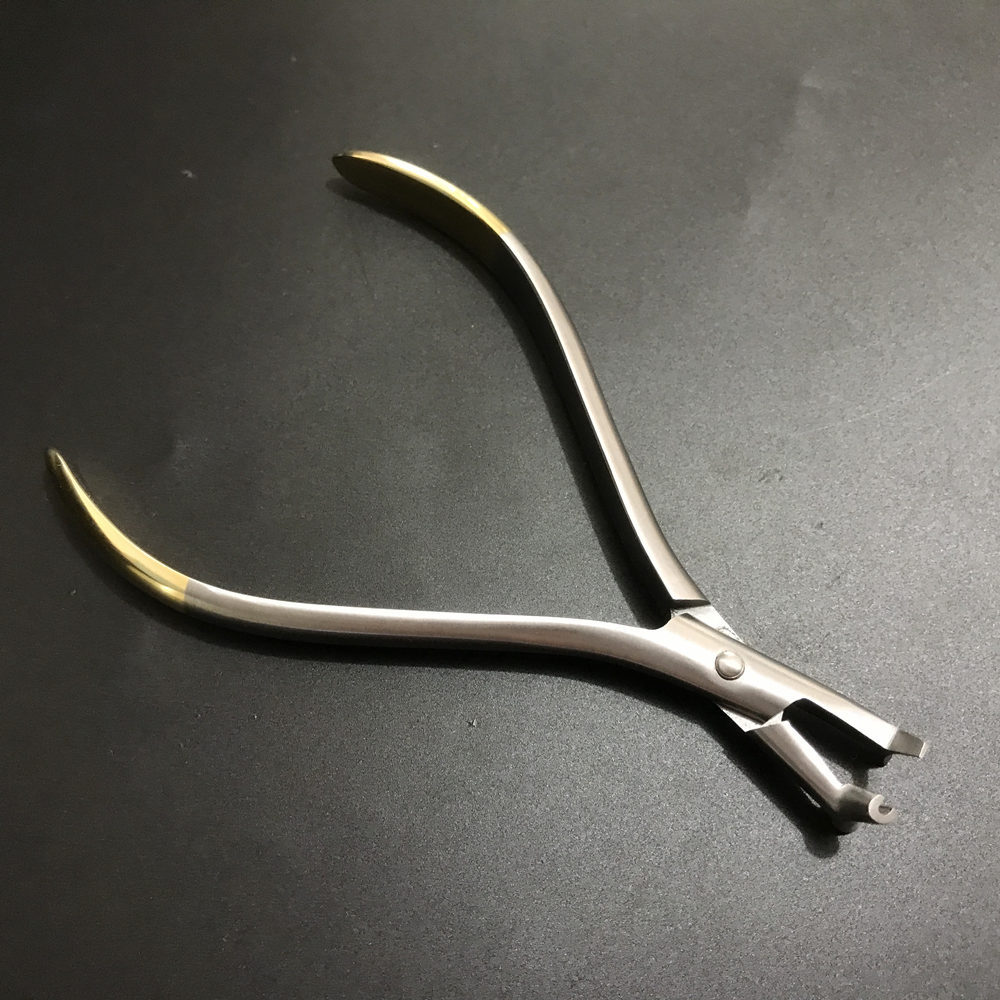 1Pc Dental Orthodontic Pliers Niti Cinch Back Pliers Distal End Bending ...