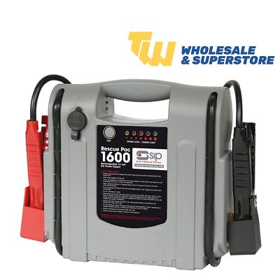 SIP Battery Booster Rescue Pac Heavy Duty Jump Start Booster Vehichle ...