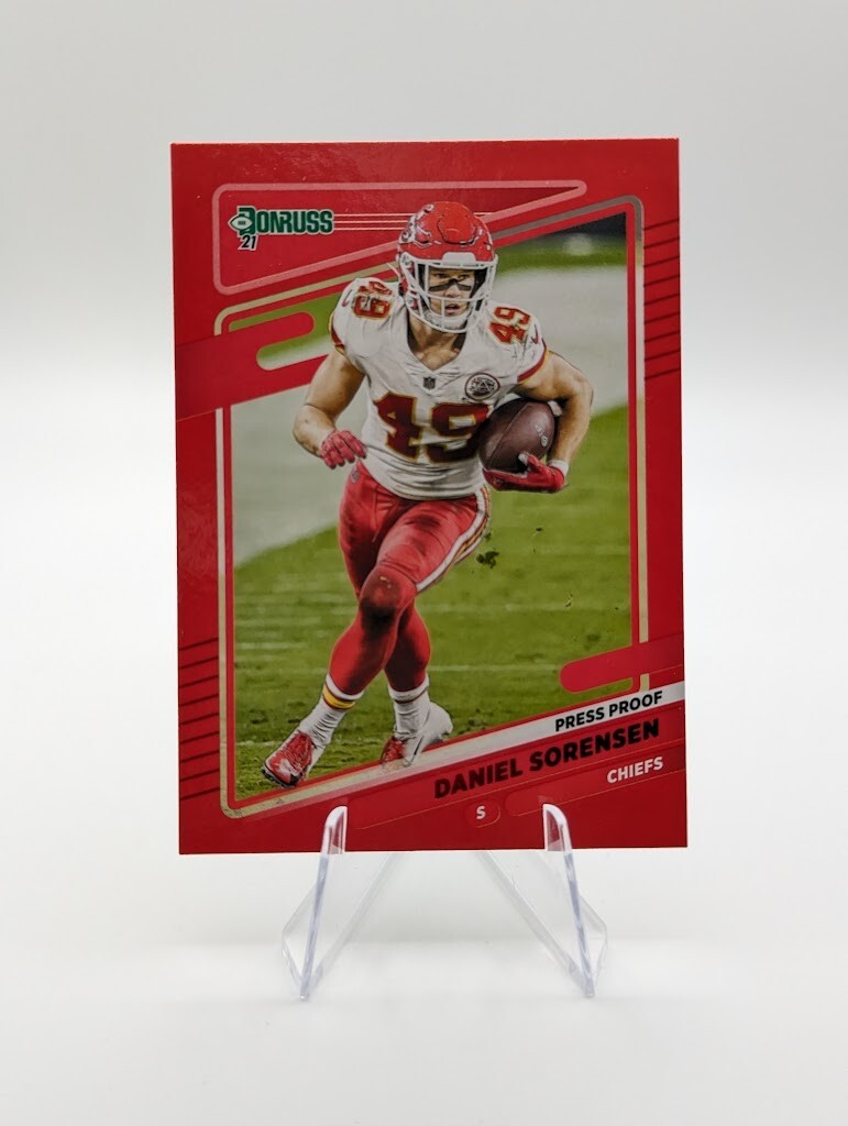 Daniel Sorenson 2021 Panini Donruss Press Proof Red SP #121 Chiefs | eBay