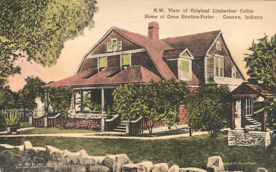 Original Limberlost Cabin Home Gene Stratton Porter Geneva Indiana 1953 ...