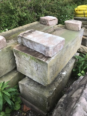 Large Sandstone Blocks Garden Stones Ground Retaining | eBay UK