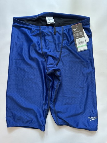 NWT Speedo Men's Jammer Pro Flex Eco Swimsuit in Blue Navy Size 34 | eBay