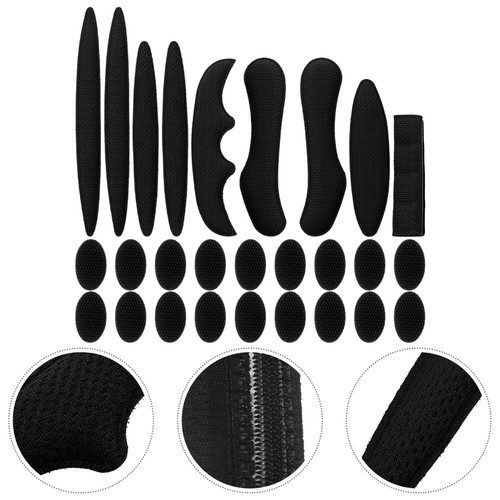1 Set Motorcycle Helmet Padding Kit Helmet Cushion Mats Helmet Sponge ...