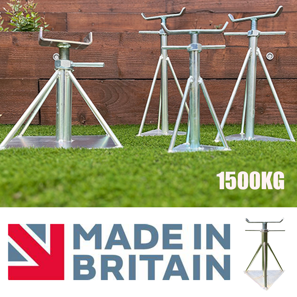 Static Caravan Axle Stand Mobile Home Support Small Medium Large 8x ...