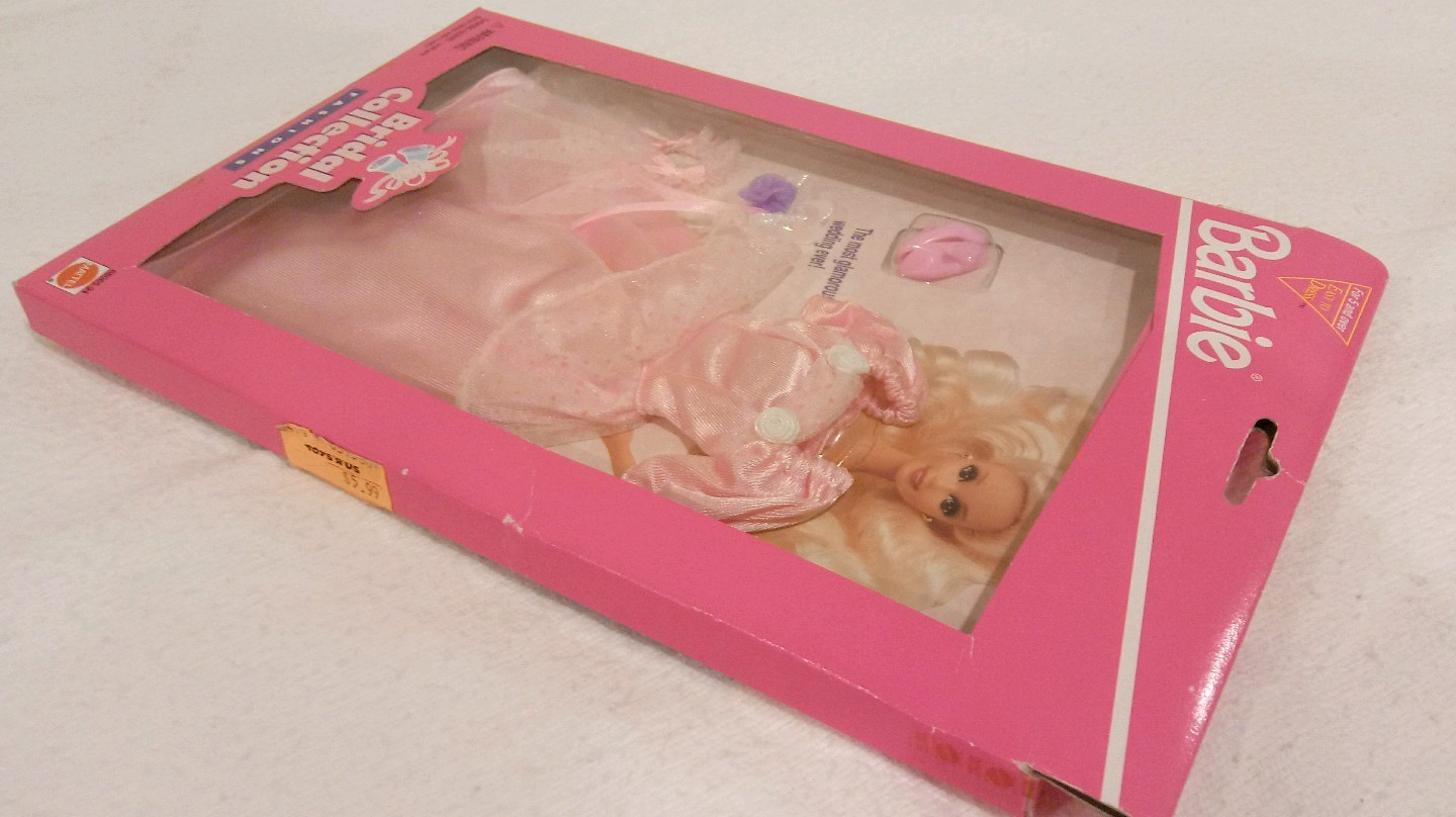 BARBIE BRIDAL FASHIONS COLLECTIONS MATTEL 68065-94 ARCOTOYS 1995 MIB ...