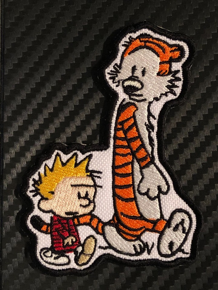 CALVIN AND HOBBES PATCH AWESOME PATCH WOW | eBay